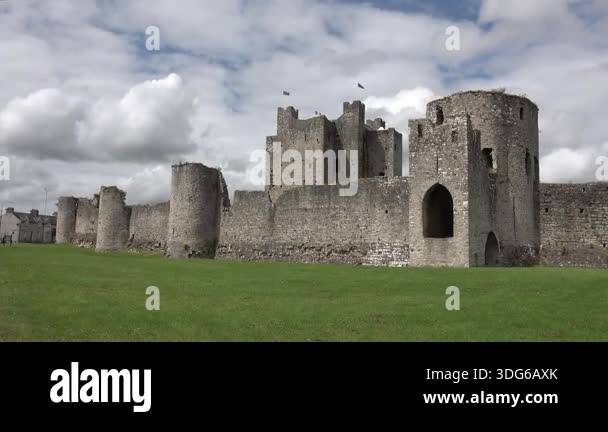 Trim castle is the largest Anglo-Norman fortification in Ireland Stock ...