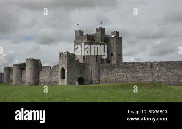 Trim castle is the largest Anglo-Norman fortification in Ireland Stock ...
