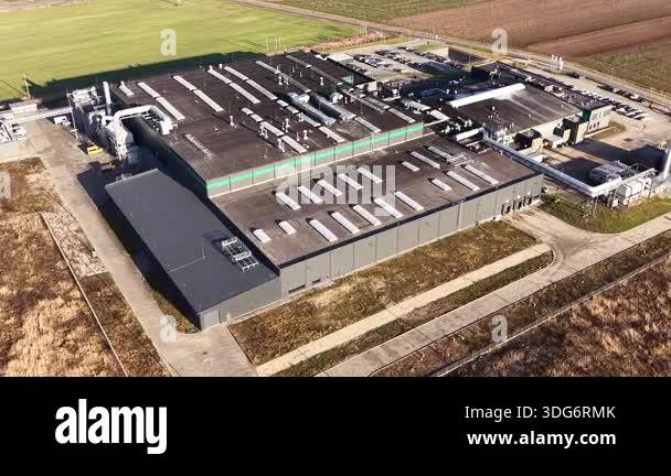 Future Ready Ai Data Center Industrial Exterior Stock Video Footage Alamy