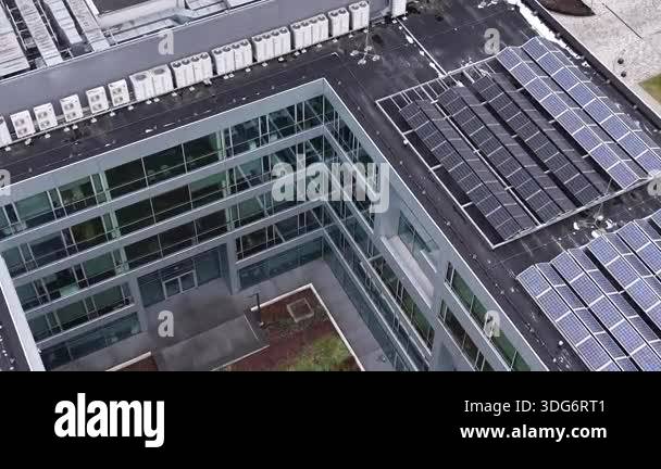 Digital infrastructure hub with green energy Stock Video Footage - Alamy