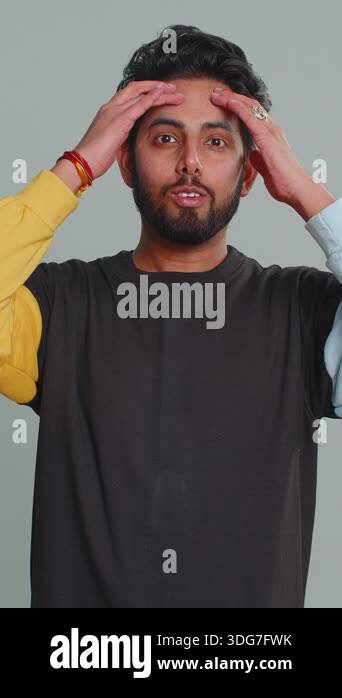 Oh my God, Wow. Excited amazed winner man surprise looking at camera ...