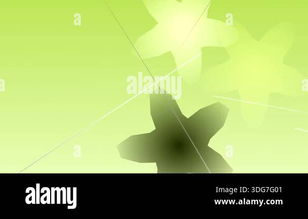 Dynamic abstract green shapes with flowing lines and modern motion ...