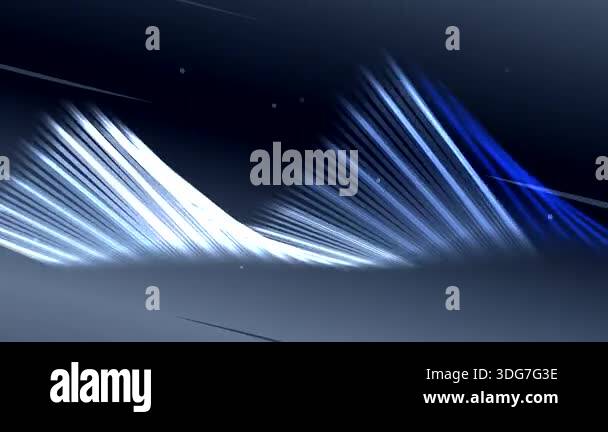 Vibrant light trails create a dynamic abstract design, conveying energy ...