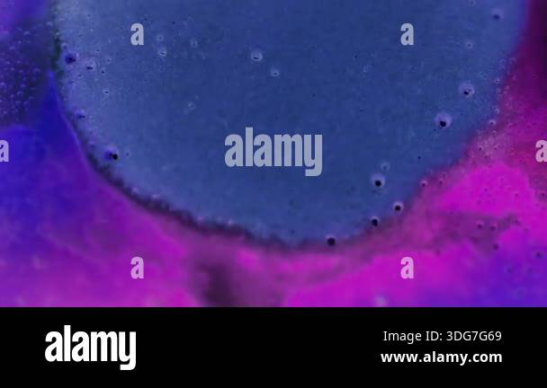 Flowing liquid bubbles in vibrant abstract colors. High quality 4k ...