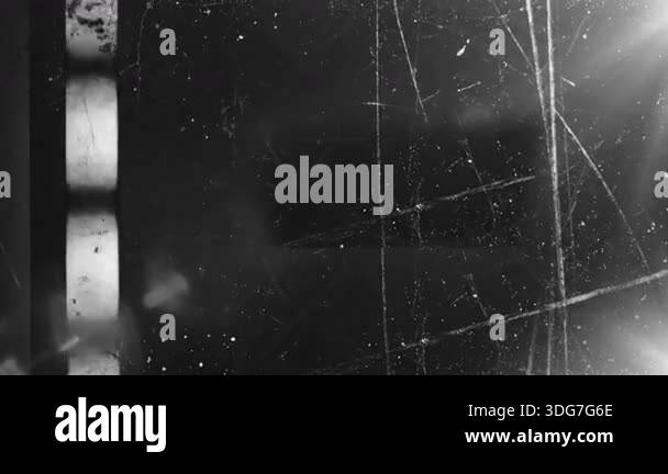 Analog film countdown with dust scratches and noise. High quality 4k ...
