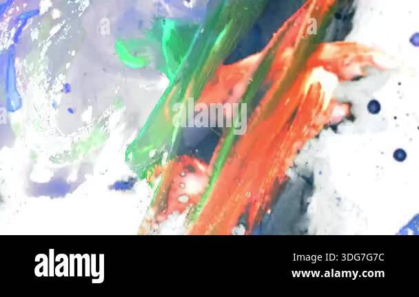 Colorful liquid ink grunge texture. High quality 4k footage Stock Video ...