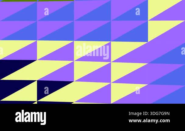 A dynamic geometric pattern featuring vibrant purple, blue, and yellow ...