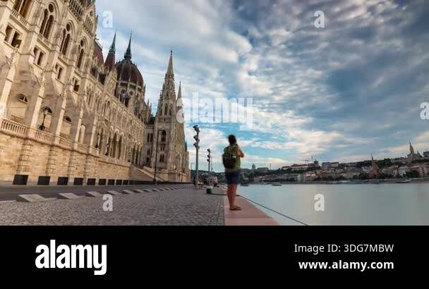 Budapest, Hungary - July 08, 2024: Cityscape view to Buda and Pest from ...