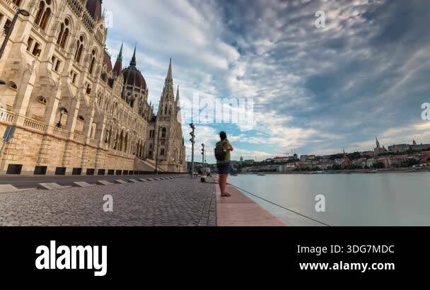 Budapest, Hungary - July 08, 2024: Cityscape view to Buda and Pest from ...