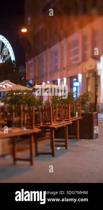 Budapest, Hungary - August 10, 2024: View to the ferris wheel from ...