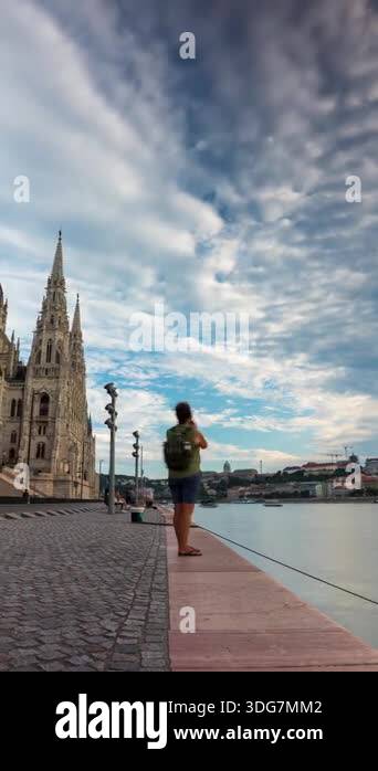 Budapest, Hungary - July 08, 2024: Cityscape view to Buda and Pest from ...
