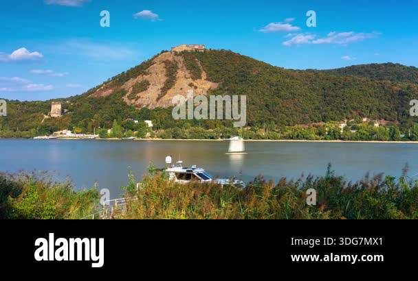 Nagymaros, Hungary - September 01, 2024: View to the Visegrad Castle ...