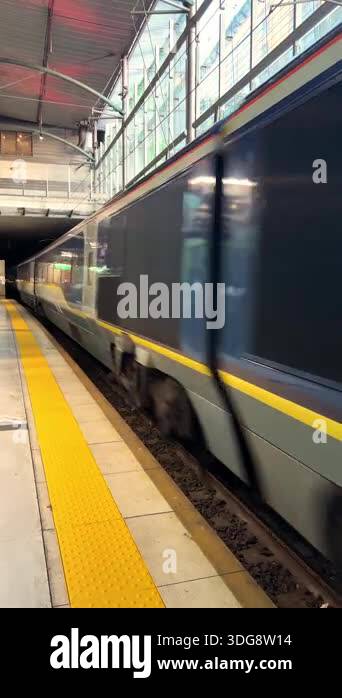 Lille, France - 16 March 2025: Eurostar channel tunnel train ...