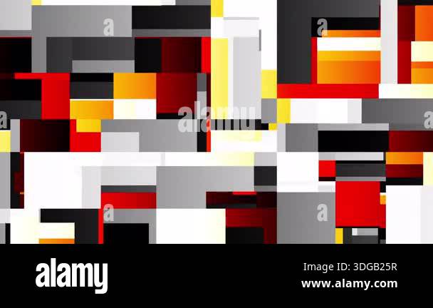 Colorful pastel squares and rectangles geometric tech abstract ...