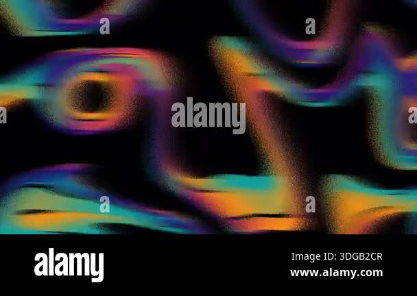 Vibrant VHS style rainbow teal white psychedelic grainy gradient color ...