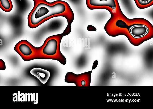 Red and monochrome gradient abstract background with organic layered ...