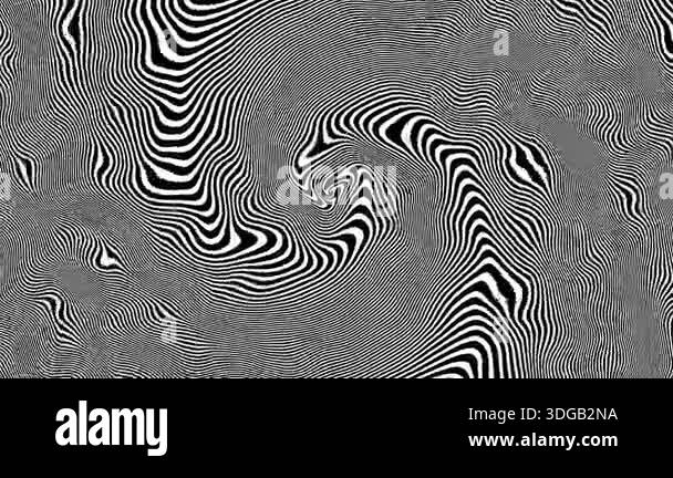 simple hypnotic spiral loop animation black white monochrome 4k ...