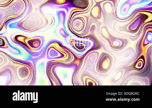 Abstract Magenta and Blue Fantasy Fractal Loop Background Stock Video ...