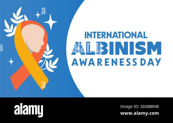 Happy albinism awareness day for all albino people Stock Video Footage ...