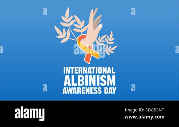 Happy albinism awareness day for all albino people Stock Video Footage ...