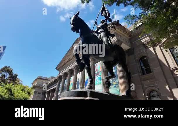 Exterior of State Library Victoria in Melbourne, Australia Stock Video ...