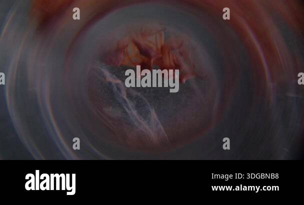 Smoke flow defocused. Grunge blob. Circle liquid frame swirl on ...