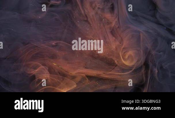 Paint fog wave. Mix fume texture. Blur purple pink yellow color broken ...