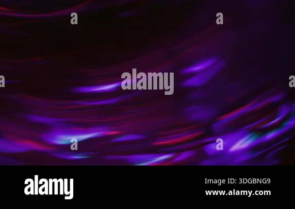 Blur beam rotation. Shimmering flare. Color neon rays mixing on dark ...