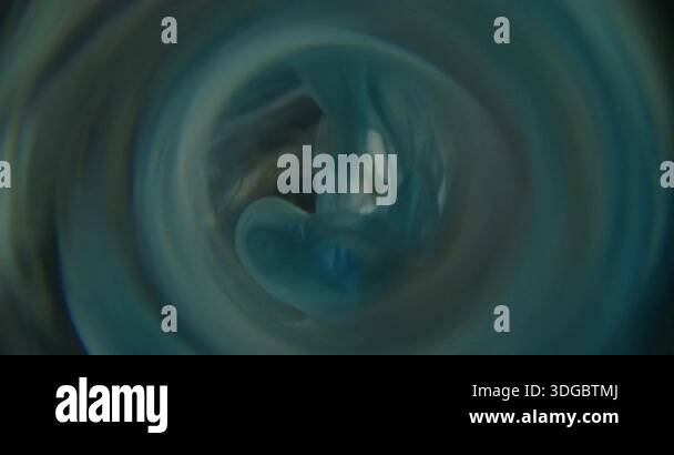 Haze splash blur. Sphere ink. Blue brown drop pigment flow underwater ...