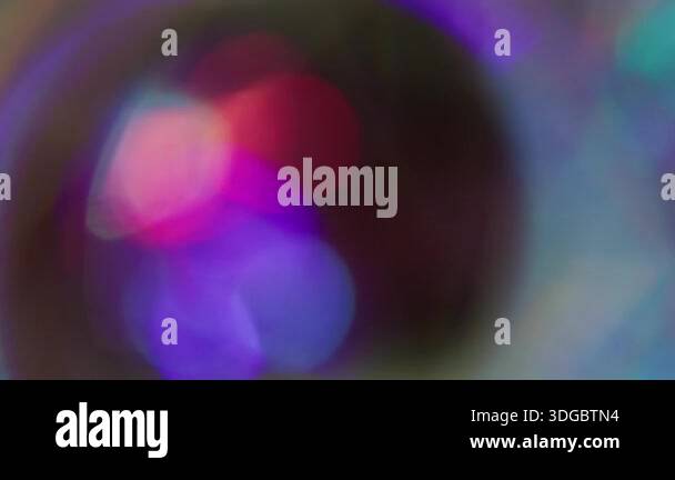 Flare swirl defocused. Holographic glow leak. Spectrum color twinkle on ...