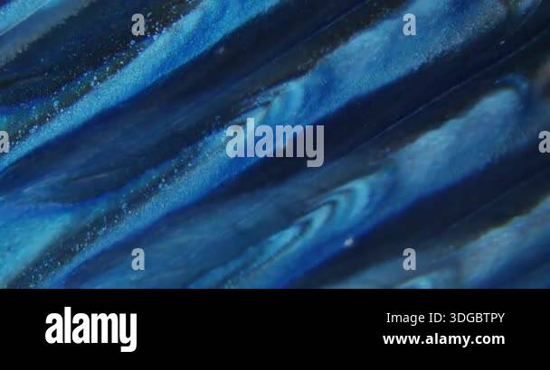 Paint leak blur. Lens fluid. Glitter stripe trickles stream mix color ...