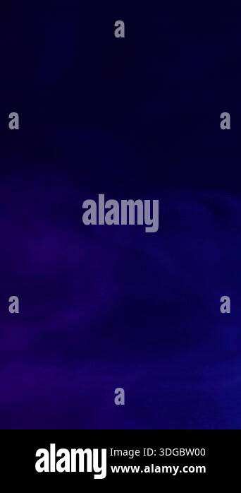 Vertical video. Fume background. Ink water. Defocused blue purple neon ...