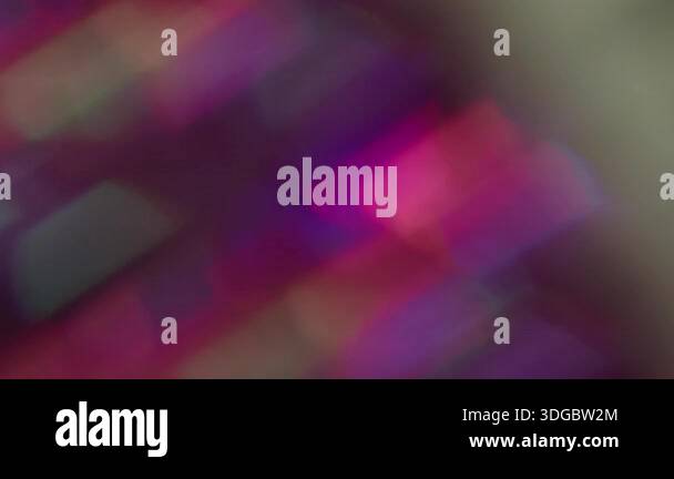 Defocused fluorescent glow. Prism bokeh lens. Shimmering circles flare ...