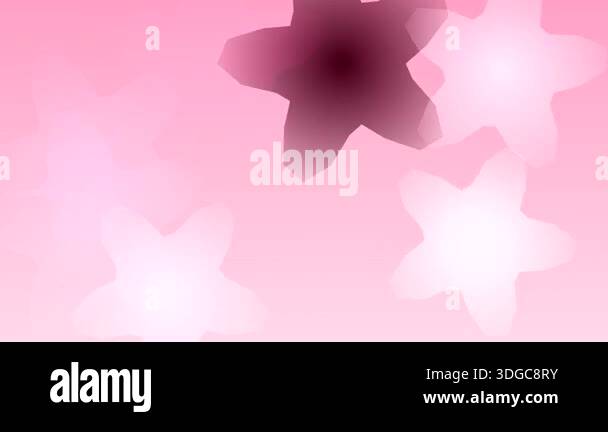 Soft Pink Star Shapes Abstract Background Animation Stock Video Footage ...