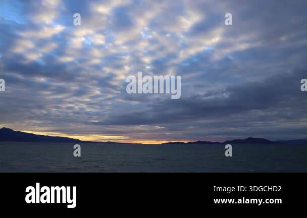 storm clouds over the sea. Turgutreis, Bodrum, Turkey Stock Video ...