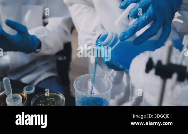 Science medical lab equipments with microscope for background Stock ...