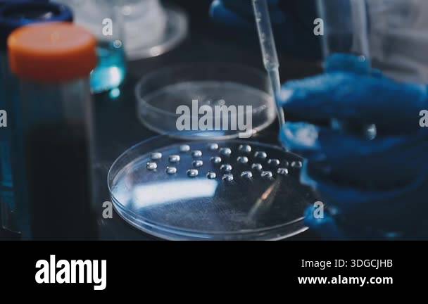 Science medical lab equipments with microscope for background Stock ...