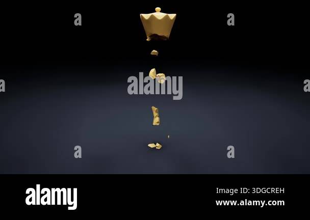 Queen Chess Piece Animation Stock Video Footage - Alamy