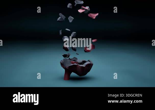 Human Heart 3D Animation Stock Video Footage - Alamy