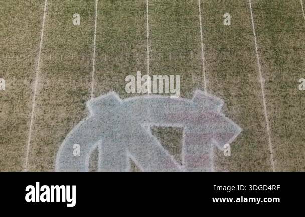 An aerial view of Kenan Stadium in Chapel Hill shows the historic UNC ...