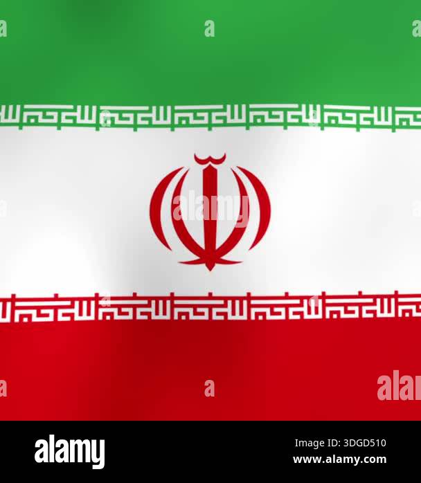 Iranian Flag Motion Animation Square Format Stock Video Footage - Alamy