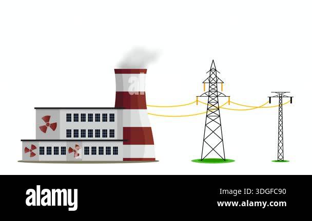 Clean nuclear power plant generating sustainable electricity for the ...