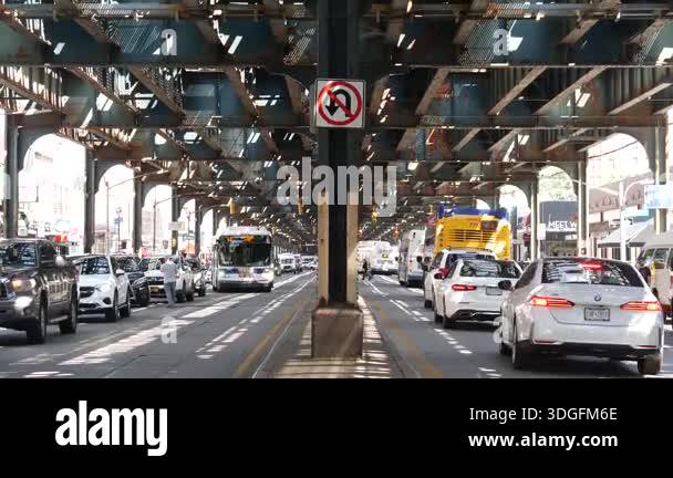 New York City, United States - 4 Sept 2024: Brighton Beach elevated ...