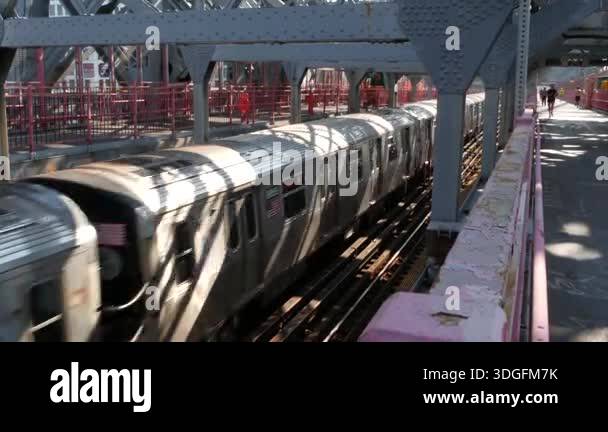 New York City, United States - 14 Sept 2024: Williamsburg Bridge in ...