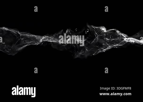 white smoke texture on black, water splash isolated on black, water ...