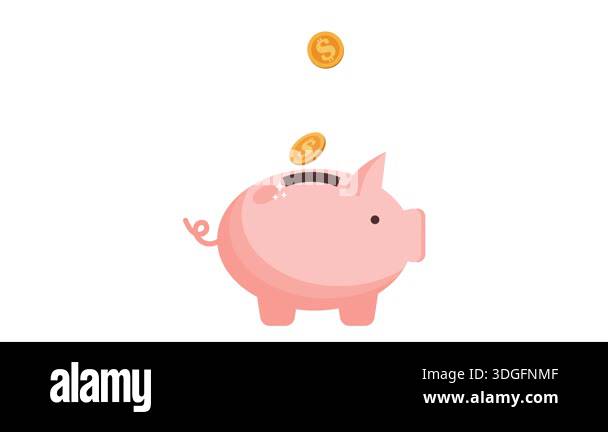 Money saving, budgeting, financial planning concept with piggy bank and ...