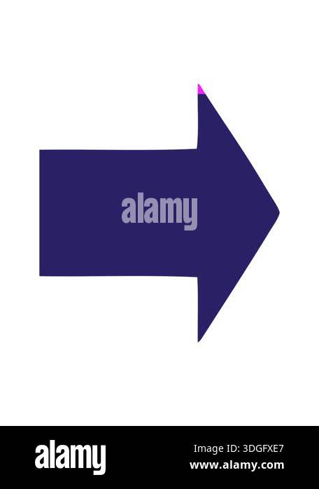 power up animation of arrow pointing Stock Video Footage - Alamy