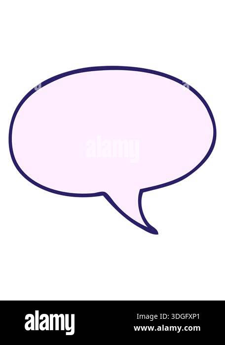 shine light effect animation of cartoon doodle speech bubble Stock ...