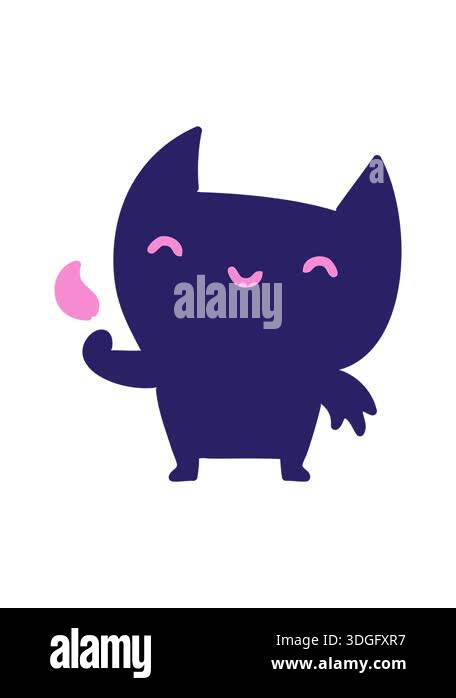 bob and pause animation of little devil Stock Video Footage - Alamy