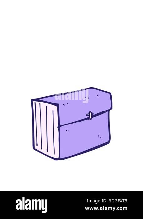 jumping motion animation of business files cartoon Stock Video Footage ...